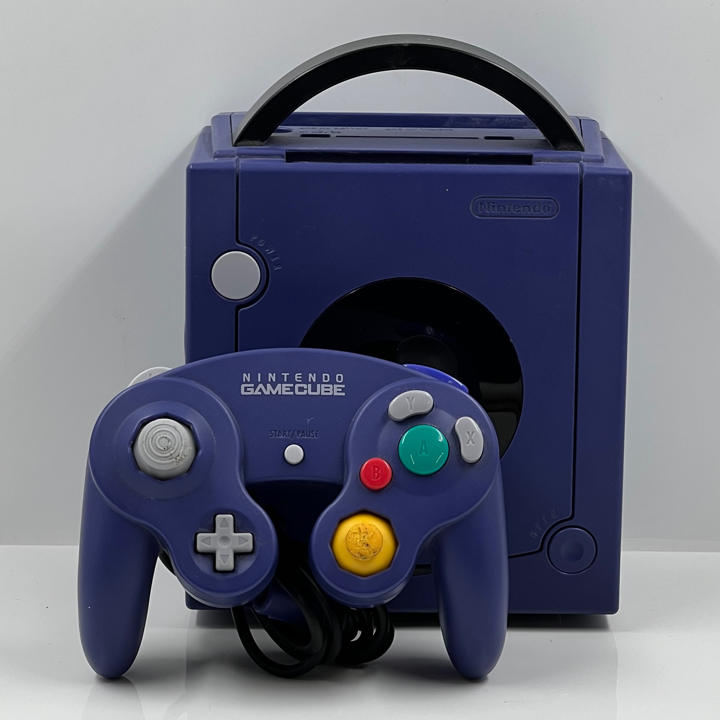 Pre-owned NINTENDO GAMECUBE CONSOLE WITH 1 CONTROLLER ( PURPLE ) - Own4Less